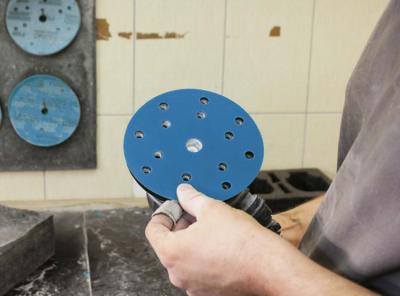 China 6 Inch Ceramic Abrasive Disc Polishing Film Base Aluminum Oxide Grit 60 to 1000 for sale