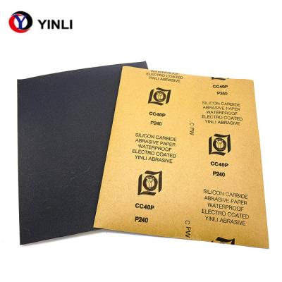 China Grit 600 Silicon Carbide Abrasive Paper for sale