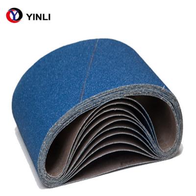 China Zirconia Floor Sanding Belt 200x750mm Y Weight Polyester Cloth for Heavy Duty Wood Grinding for sale