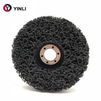 China 46 Grit 5 Inch Clean and Strip Disc Polycarbide Metal Polishing Wheel for Rust Paint Removal for sale