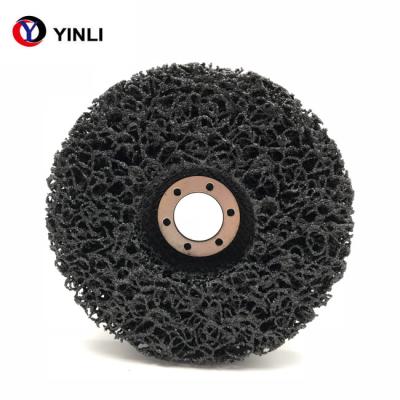 China 46 Grit 5 Inch Clean and Strip Disc Polycarbide Metal Polishing Wheel for Rust Paint Removal for sale