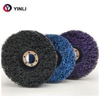 China 46 Grit 5 Inch Clean and Strip Disc Polycarbide Metal Polishing Wheel for Rust Paint Removal for sale