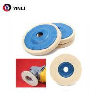 China 100mm x 16mm 100% Wool Felt Polishing Wheel for Angle Grinder Durable Buffing Disc for sale