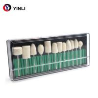 China 2.35mm Shank Wear Resistant Felt Polishing Bobs for Gem Stones Jewelry Metal for sale