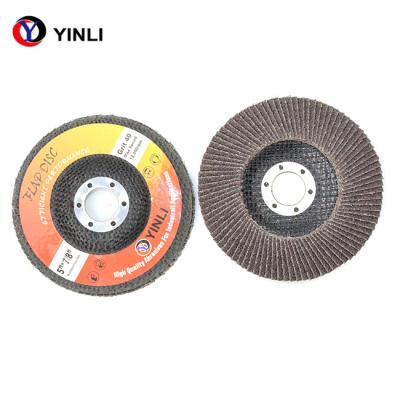 China Calcined Aluminum Flap Disc 4.5 Inch 120 Grit T29 for Grinder Polishing for sale