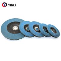 China 4 Inch 100mm Zirconia Flap Disc for Metal Stainless Steel Polishing 40-120 Grit for sale