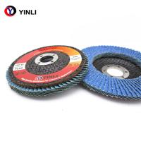 China Zirconia Alumina Flap Disc 115mm 60 Grit High Pressure Grinding Wheel for sale