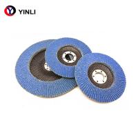 China 6 Inch 150mm Zirconia Flap Disc T27 T29 Plastic Backing 40-400 Grit for sale