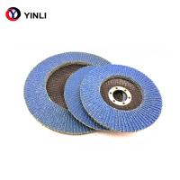 China Zirconia Flap Disc 115x22mm 125x22mm T27 T29 Fiberglass Backing Abrasive for Stainless Steel for sale