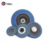 China Zirconia Flap Disc 4.5 Inch 40 Grit for Stainless Steel Grinding and Finishing for sale