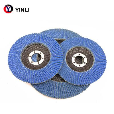China Zirconium Oxide Flap Disc 115mm 40 Grit T27 for Metal Grinding and Polishing for sale