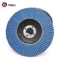 China T27 115mm Zirconia Flap Disc 120 Grit for Stainless Steel Grinding and Finishing for sale