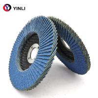 China T27 115mm Zirconia Flap Disc 120 Grit for Stainless Steel Grinding and Finishing for sale