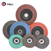 China Zirconia Flap Disc 115x22mm 125x22mm T27 T29 Fiberglass Backing Abrasive for Stainless Steel for sale