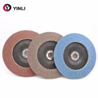 China Zirconia Alumina Flap Disc 115mm 60 Grit High Pressure Grinding Wheel for sale