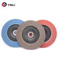 China Zirconia Flap Disc 125x22mm 5 Inch Abrasive Grinding Disc for Metal for sale