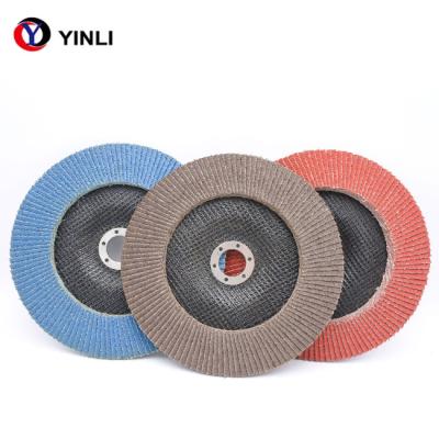 China Zirconia Flap Disc 125x22mm 5 Inch Abrasive Grinding Disc for Metal for sale