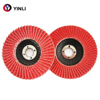China T29 Ceramic Flap Disc 125mm x 22mm for Wet and Dry Grinding 60 Grit for sale