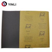 China 2000 Grit Silicon Carbide Sandpaper 9x11 Inches Waterproof Kraft Paper Back for Metal Polishing for sale