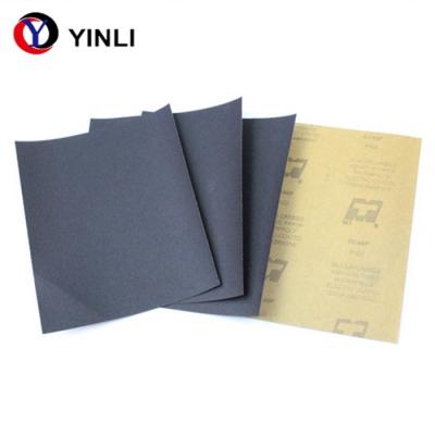 China 320 Grit Silicon Carbide Wet Dry Sandpaper for Wood Furniture Polishing for sale