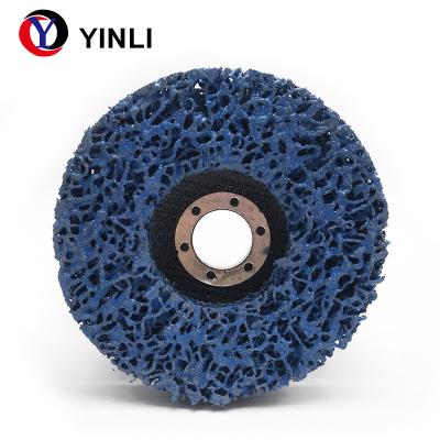 China Poly Clean and Strip Disc 125mm 22mm Bore for Metal Surface Preparation for sale