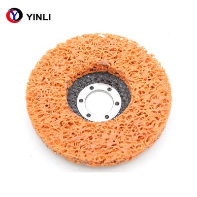 China 125x22mm Round Grinder Paint Removal Disc Abrasive Orange 5 Inch for sale