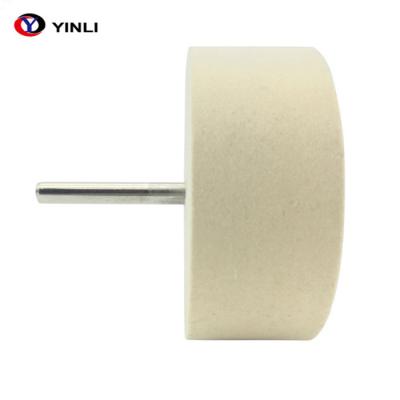 China Conical Mounted Felt Polishing Bobs 2.38mm Shank Wool Felt Buffing Tools for Metal Grinding for sale