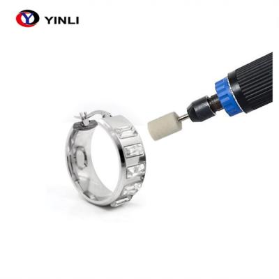 China 3.0mm Shank Felt Polishing Buffing Bobs Mandrel Mounted for Glass Jewelry Metal for sale