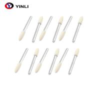 China 30mm Cylindrical Wool Felt Polishing Bob 3mm 6mm Shank for Glass Polishing for sale