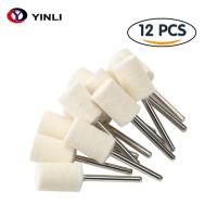 China Bio Degradable White Mounted Felt Bobs 2.7*3.175mm Shank for sale