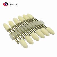 China 3mm Shank Mounted Point Wheel Abrasive Mounted Points With Pure Felt for sale