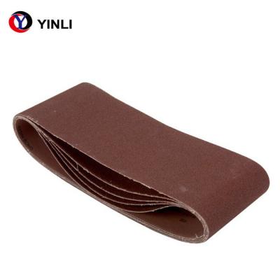 China 240 Grit Aluminium Oxide Sanding Belt 100 x 610mm for Metal Wood Grinding for sale