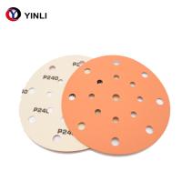 China Ceramic 5 Inch 125mm Round Sanding Discs for Auto Polishing Grit P40-P800 for sale