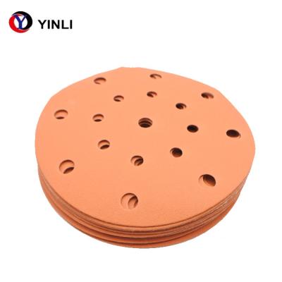 China Ceramic 5 Inch 125mm Round Sanding Discs for Auto Polishing Grit P40-P800 for sale