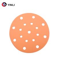 China 150mm Ceramic Sanding Disc 6 Inch Hook And Loop Sanding Pads Orange for sale