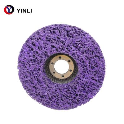 China 115mm 4.5 Inch Purple Silicon Carbide Angle Grinder Paint Removal Disc for Metal for sale