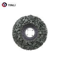 China 4 Inch 14mm Thick Clean and Strip Disc Black Fiberglass Backing for Paint Rust Removal for sale