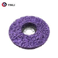 China 4.5 Inch Poly Strip Discs T27 Flat Rust Remover Grinding Wheel for Angle Grinder 115mm for sale