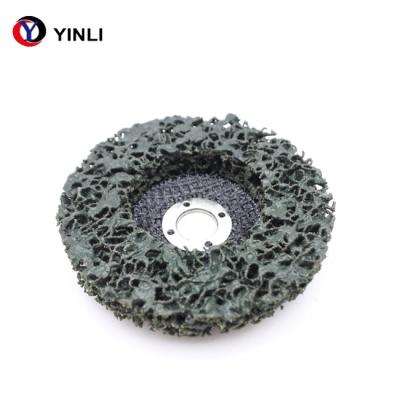 China 100mm Silicon Carbide Clean and Strip Disc for Grinder 12500 RPM Paint Rust Removal for sale
