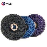 China 4.5 Inch Poly Strip Discs T27 Flat Rust Remover Grinding Wheel for Angle Grinder 115mm for sale