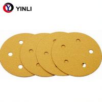 China 150mm 40 Grit Aluminum Oxide Sanding Disc Hook and Loop for Auto Body for sale