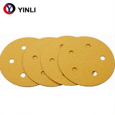 China 150mm 40 Grit Aluminum Oxide Sanding Disc Hook and Loop for Auto Body for sale