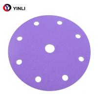 China 125mm PET Film Aluminium Oxide Sanding Discs 80 Grit 5 Inch Abrasive for sale