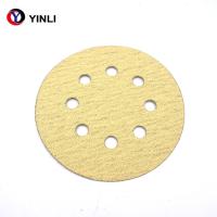 China 5 Inch Aluminum Oxide Hook and Loop Sanding Discs 60-1000 Grit for Auto Body Metal Wood for sale