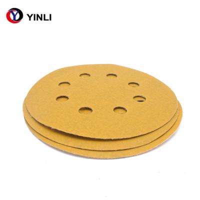 China 400 Grit 125mm Orbital Sander Discs Hook And Loop Aluminium Oxide for sale