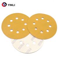 China Aluminum Oxide Hook and Loop Sanding Discs 5 Inch 125mm 80 Grit for Wood Polishing for sale