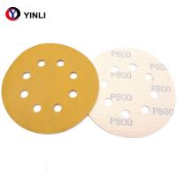 China Aluminum Oxide Hook and Loop Sanding Discs 5 Inch 125mm 80 Grit for Wood Polishing for sale