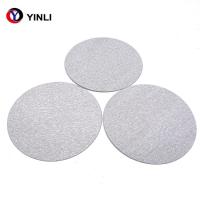 China 6 Inch 150mm Orbital Sander Pads Hook And Loop Round White for sale