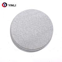 China 6 Inch 150mm Orbital Sander Pads Hook And Loop Round White for sale