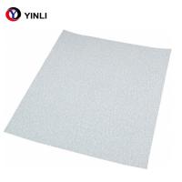 China Aluminum Oxide Sandpaper Sheets 230x280mm White Dry Coating for Wood Metal Polishing for sale